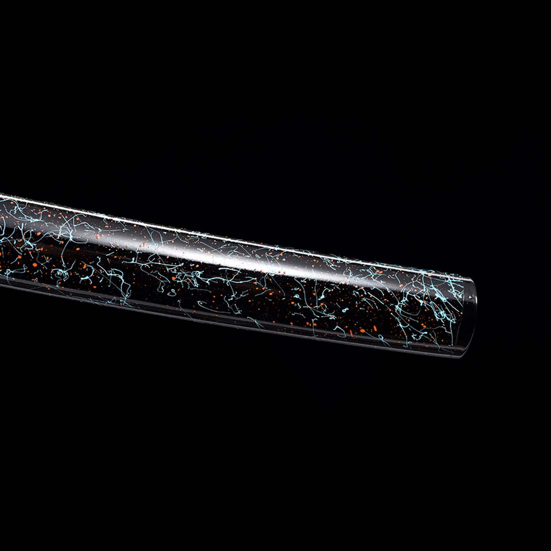 High Manganese Steel Full Tang Blue Japanese Katana Sword with Stripe ...