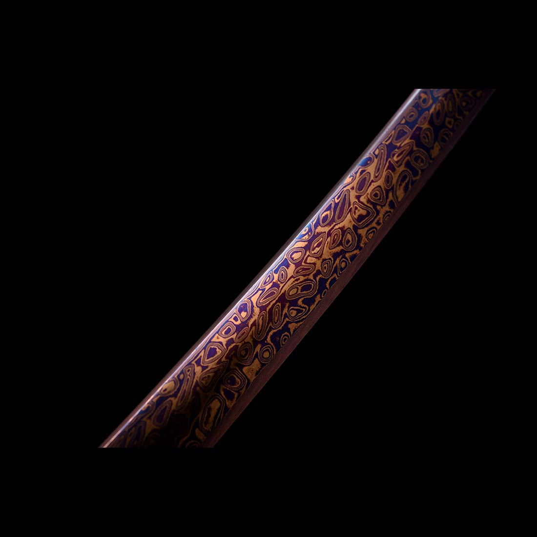 Folded Steel Bluing Craft Dragon Pattern Japanese Samurai Katana with ...