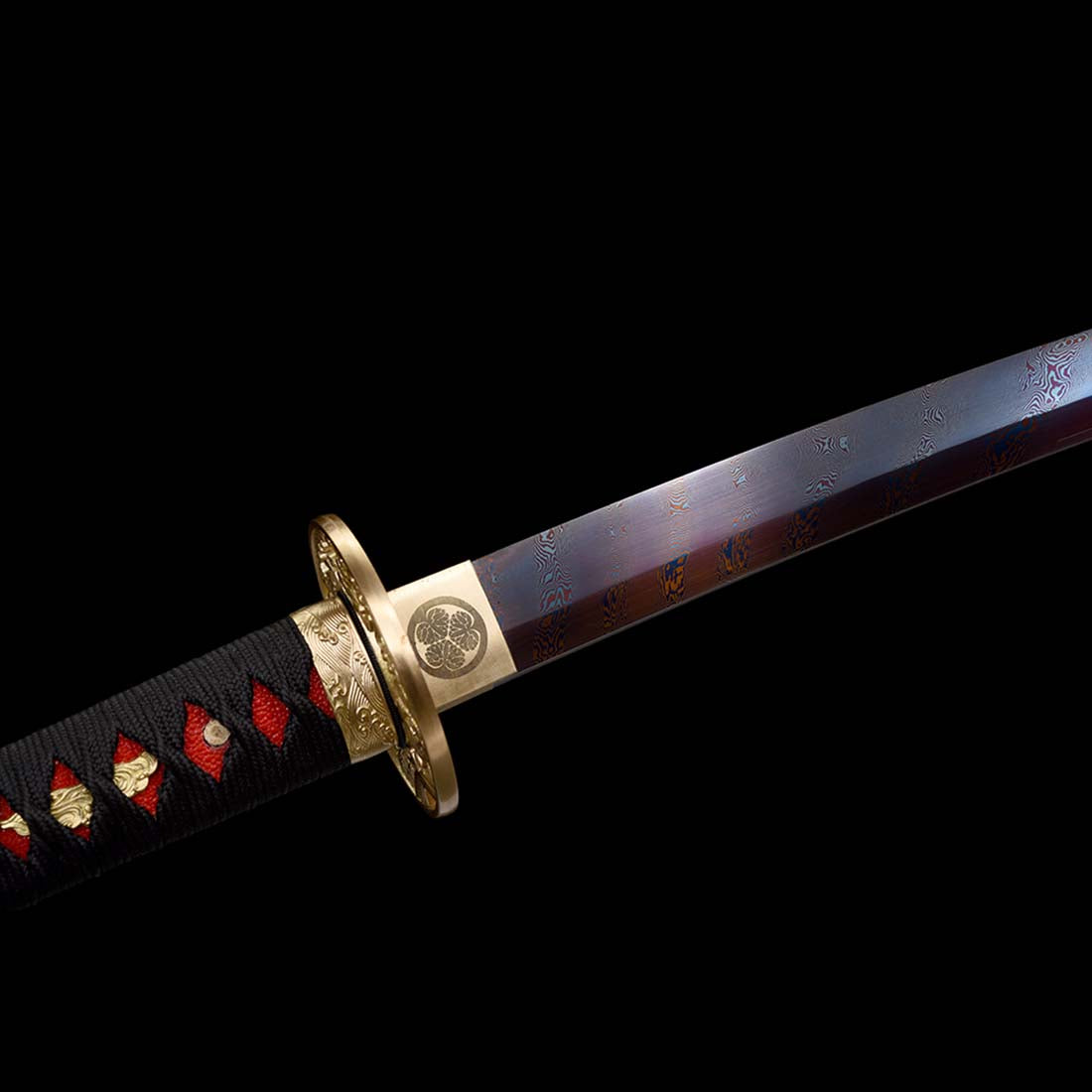 Naraka Bladepoint Folded Steel Buling Full Tang Japanese Samurai Katana ...