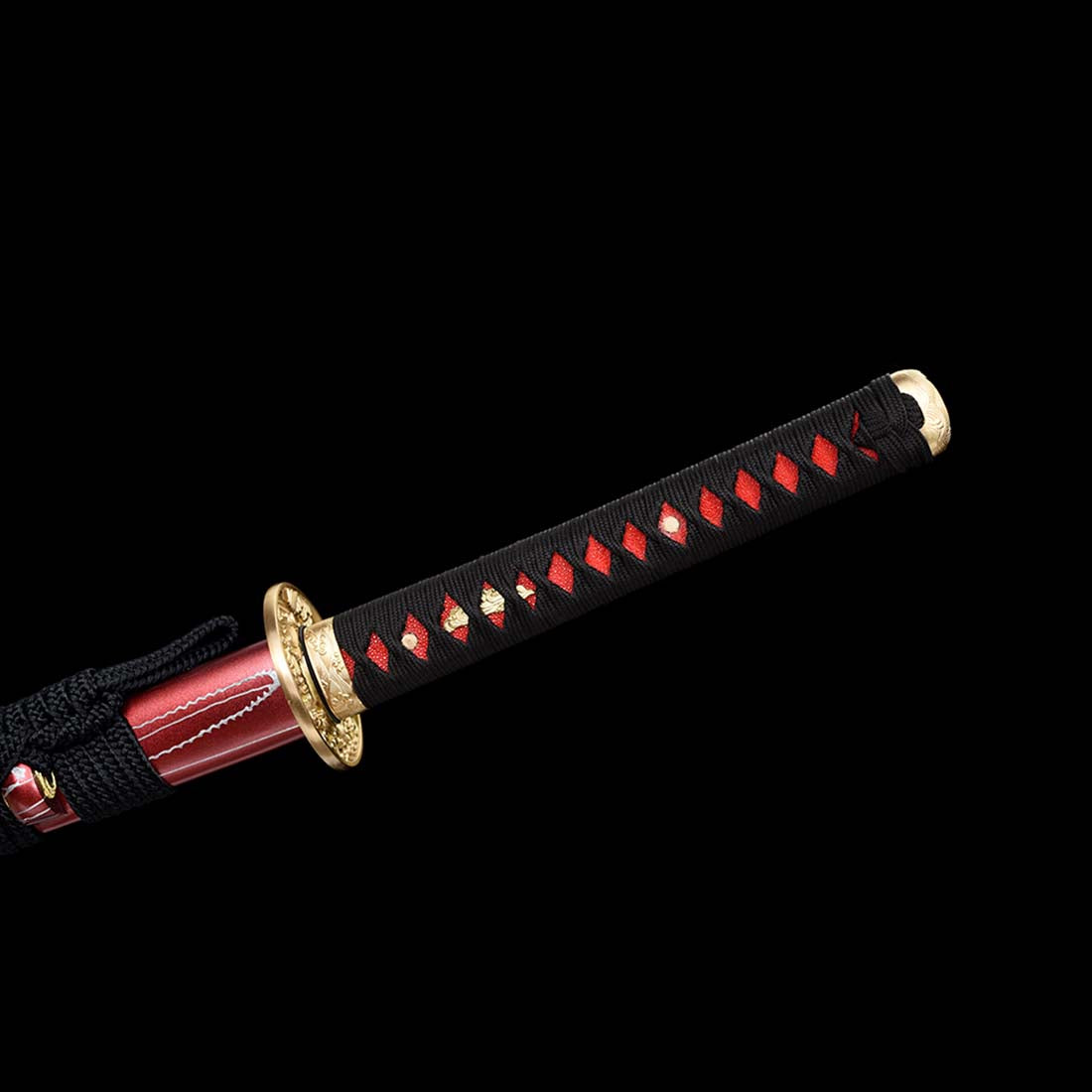 Naraka Bladepoint Folded Steel Buling Full Tang Japanese Samurai Katana ...