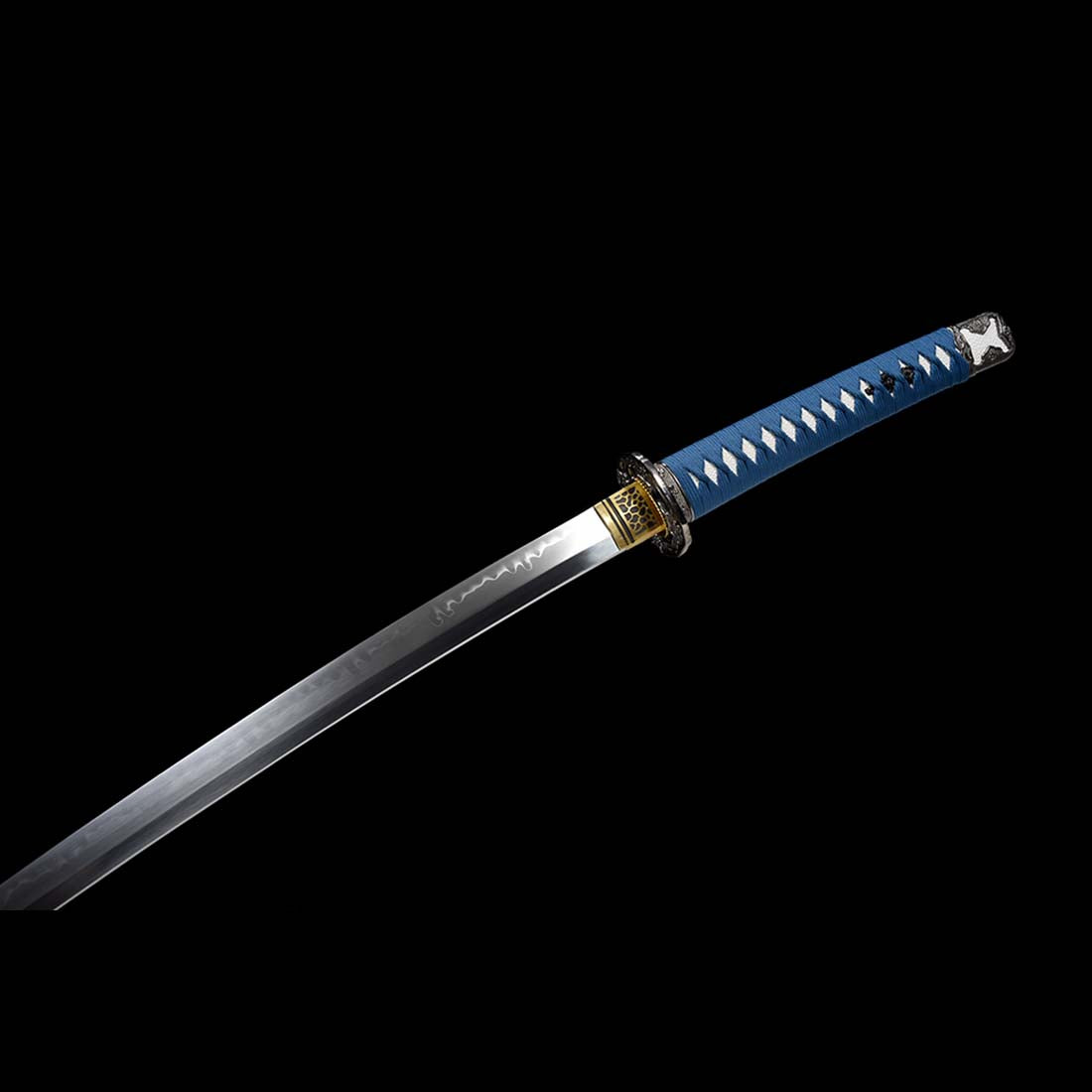 Murasakino Hantachi T10 Steel Full Tang Blade Japanese Tachi Sword with ...