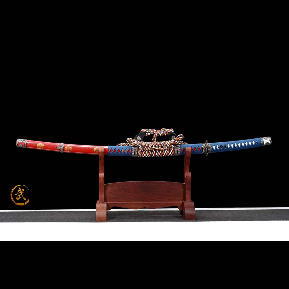 Murasakino Hantachi T10 Steel Full Tang Blade Japanese Tachi Sword with ...