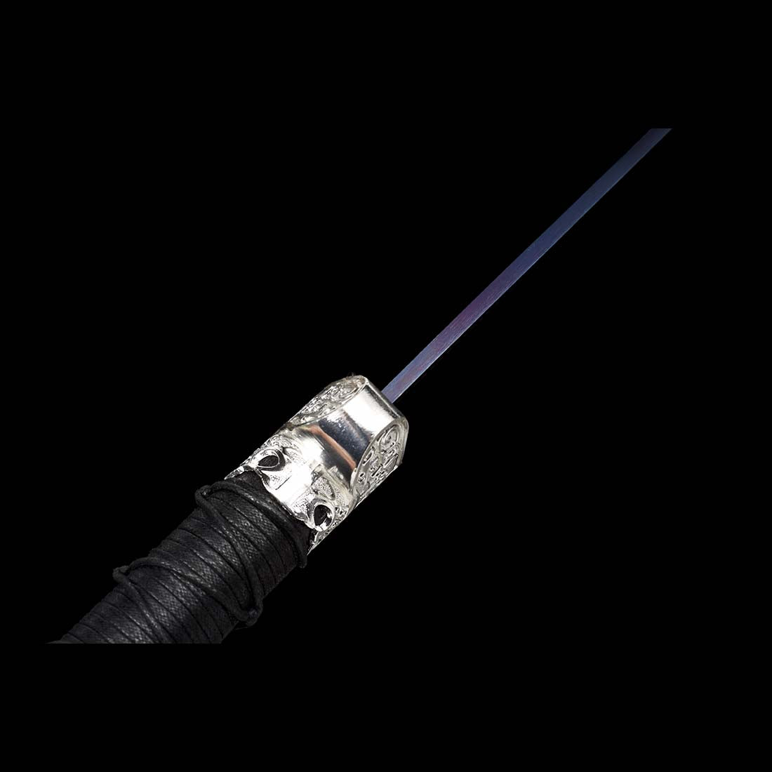 Quenched Blue Blade Flower Blade Spring Steel Full Tang Samurai Katana ...