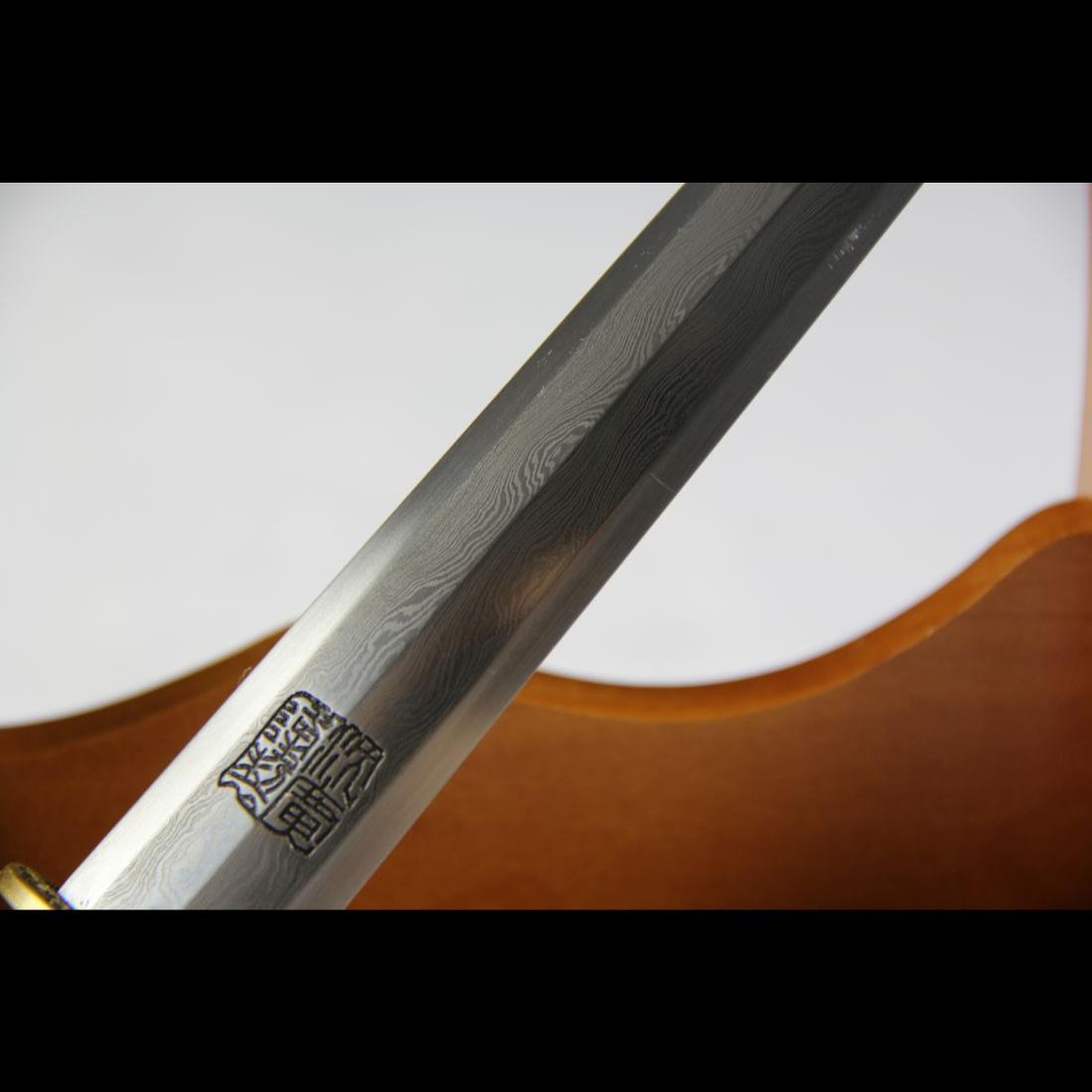 Handmade Chinese Sword Mini Longquan Short Sword Folded Steel Blade Eb ...
