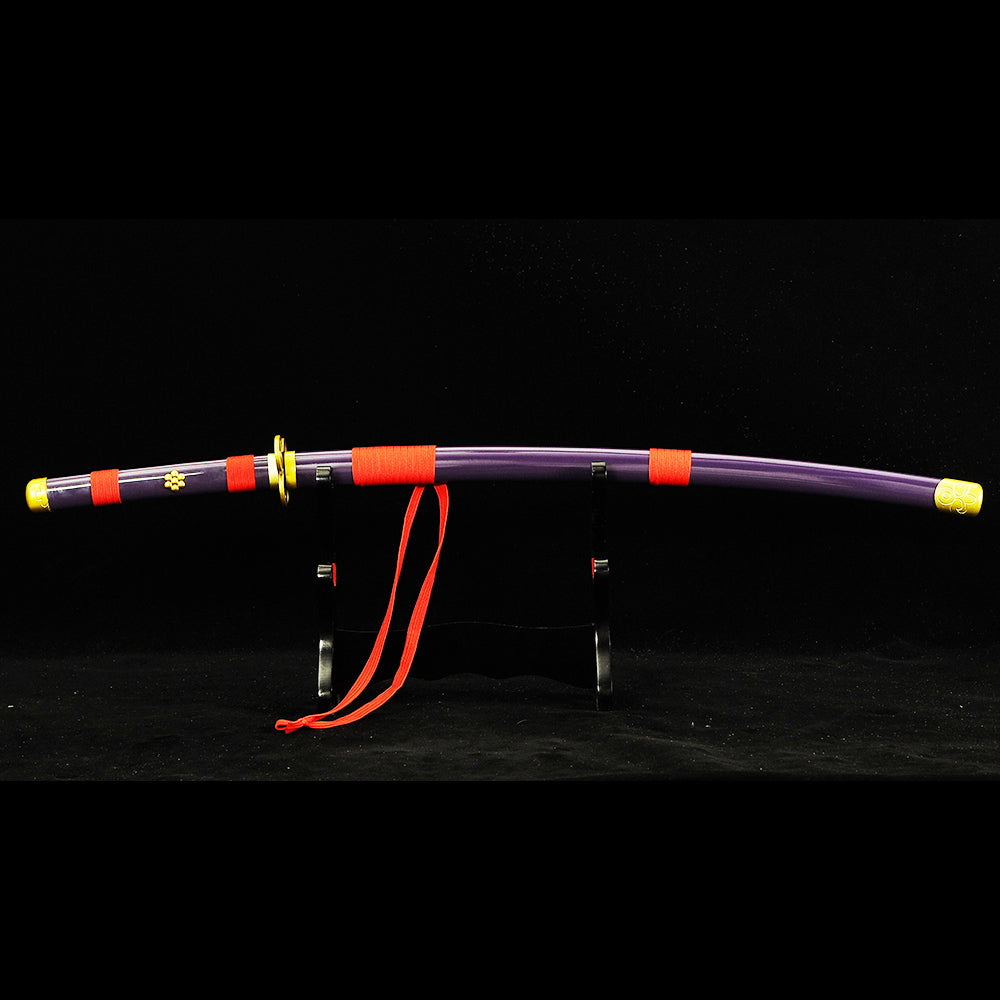 Hand Forged Anime Sword One Piece Roronoa Zoro Enma Katana Sword 1060 ...