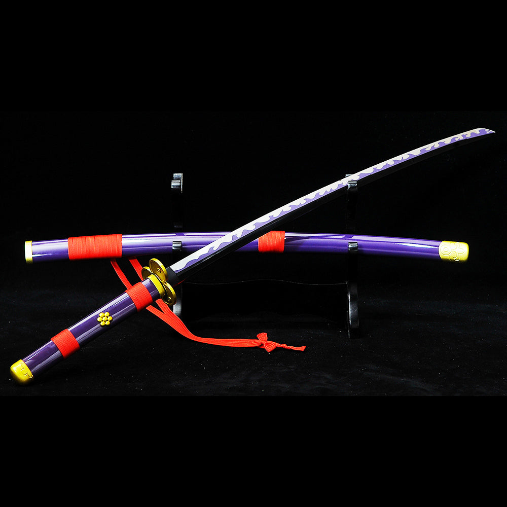 Hand Forged Anime Sword One Piece Roronoa Zoro Enma Katana Sword 1060 ...