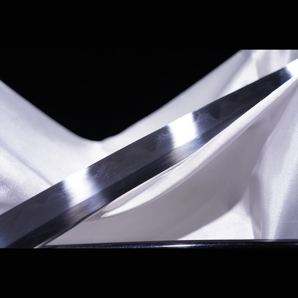 Hand Forged Japanese Wakizashi Sword Folded Steel Clay Tempered Brass ...