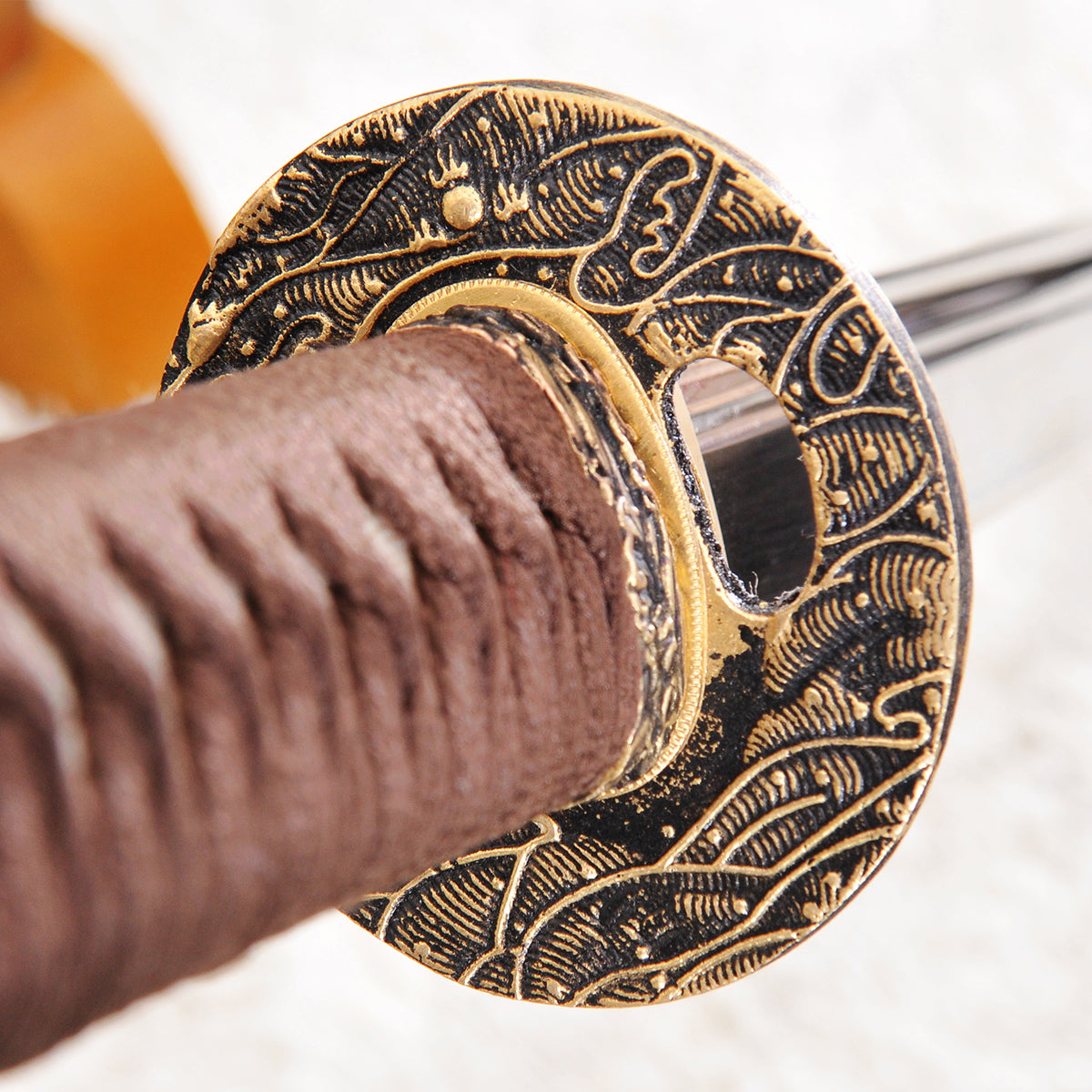 Hand Forged Japanese Ninja Chokuto Straight Blade Sword 1095 Steel ...