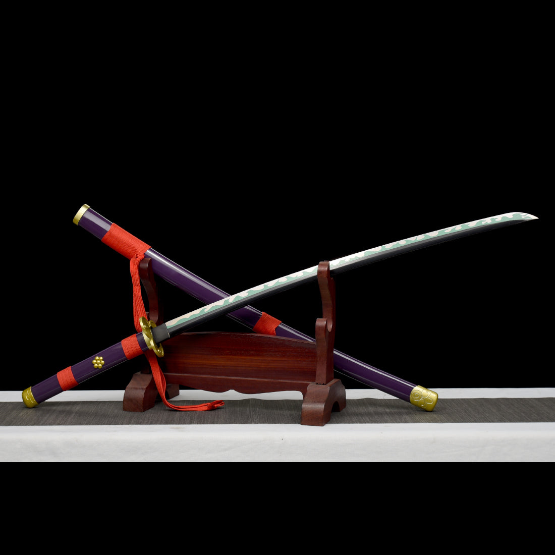 Hand Forged Anime Sword One Piece Roronoa Zoro Enma Katana 1060 Carbon ...