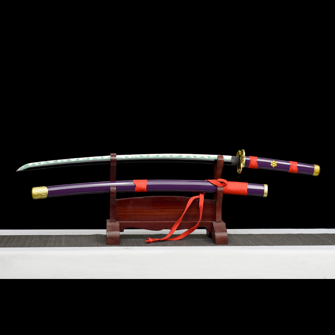 Hand Forged Anime Sword One Piece Roronoa Zoro Enma Katana 1060 Carbon ...