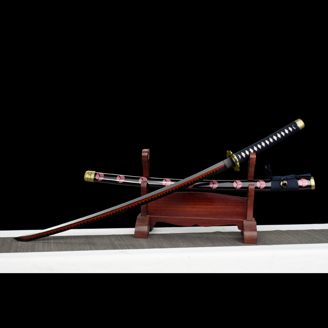 Hand Forged Anime One Piece Roronoa Zoro's Shusui Sword Katana Folded ...