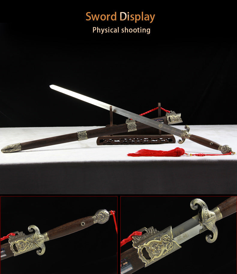 Handmade Chinese Sword Universe Tai Chi Jian Stainless Steel Soft Sword ...