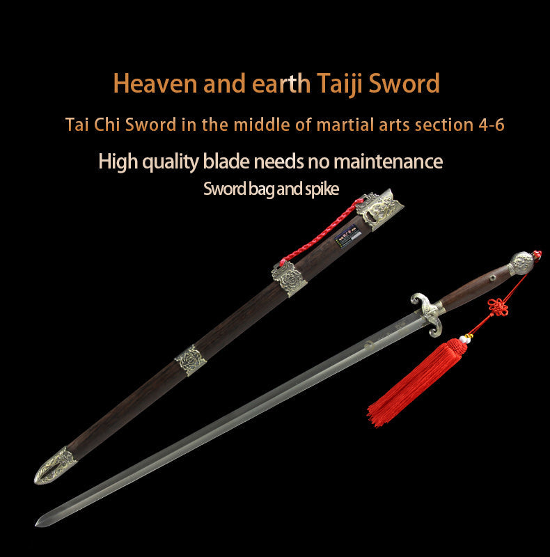 Handmade Chinese Sword Universe Tai Chi Jian Stainless Steel Soft Swor ...