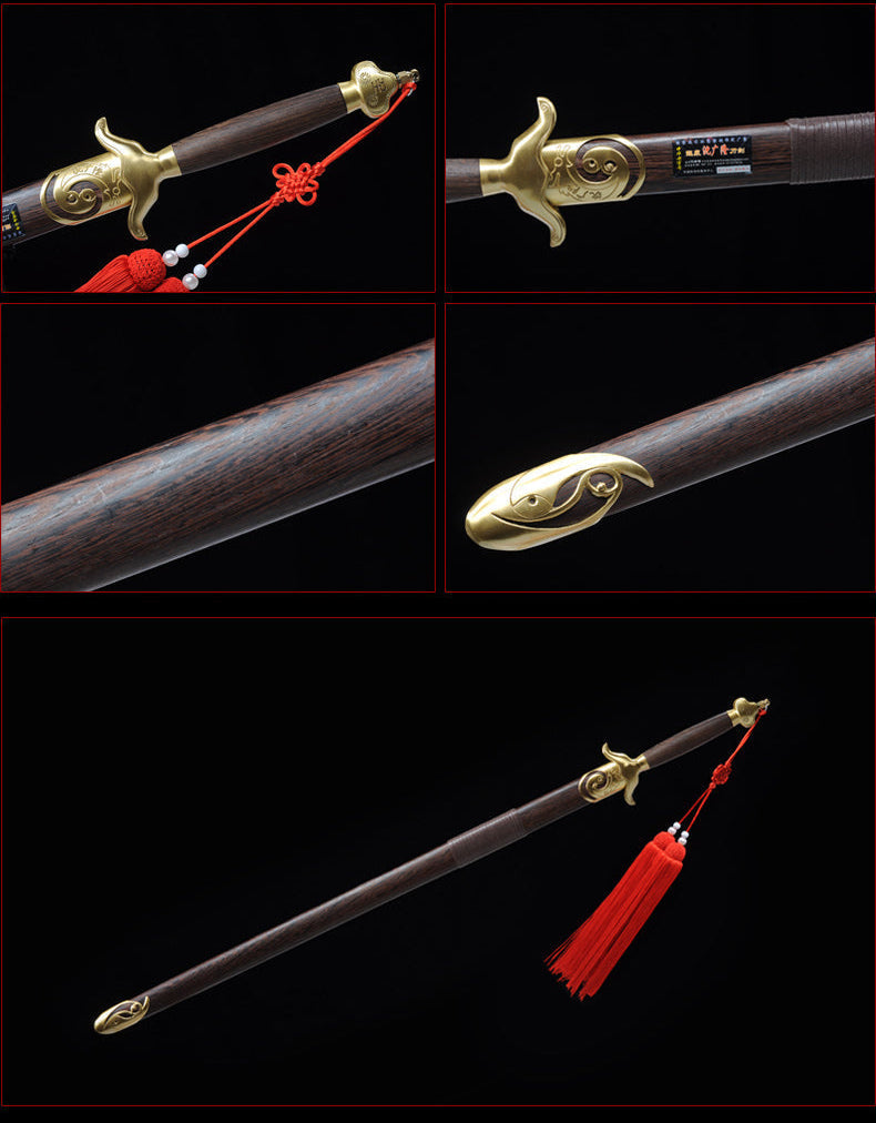 Handmade Chinese Sword Shenwu Pure Copper Tai Chi Jian Stainless Steel ...