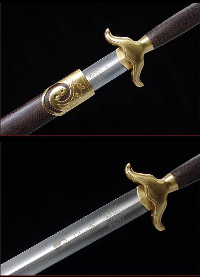 Handmade Chinese Sword Shenwu Pure Copper Tai Chi Jian Stainless Steel ...