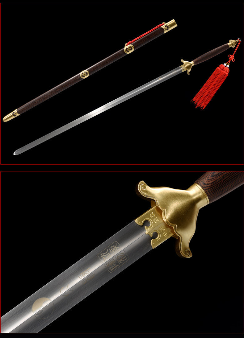 Handmade Chinese Sword Yangwu Two Handed Tai Chi Jian Stainless Steel ...
