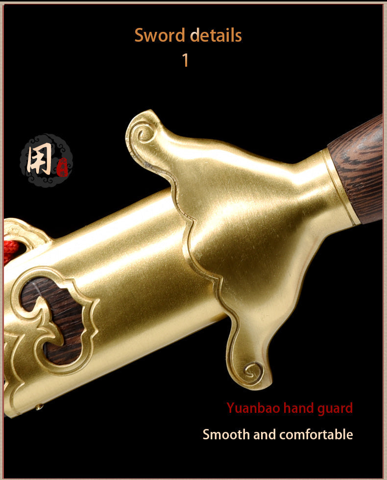 Handmade Chinese Sword Yangwu Two Handed Tai Chi Jian Stainless Steel ...