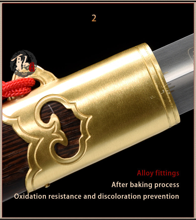 Handmade Chinese Sword Yangwu Two Handed Tai Chi Jian Stainless Steel ...