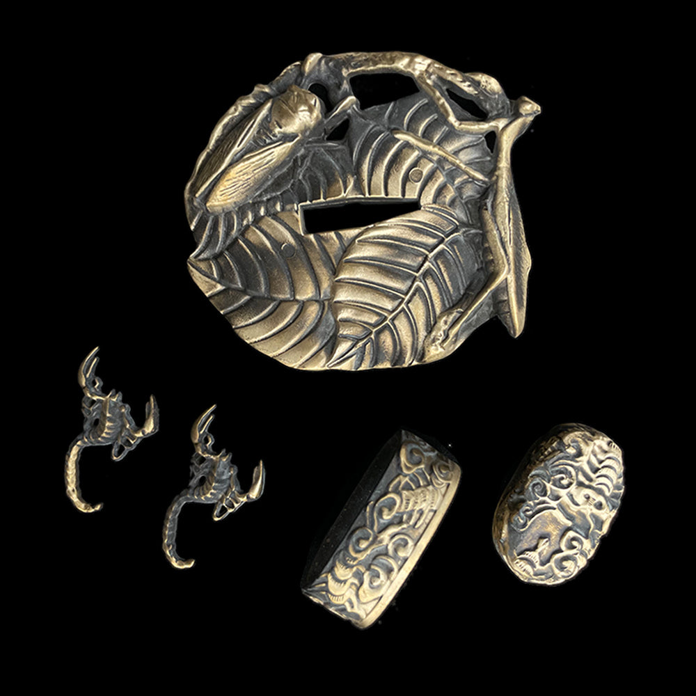 Copper Tsuba By special mold | COOLKATANA
