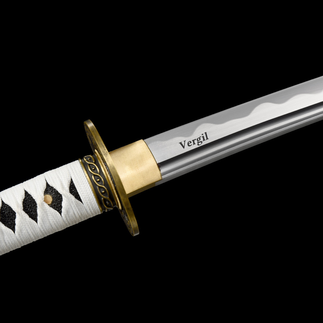 Hand-Forged Vergil’s Yamato Katana – 1095 High Carbon Steel, Functional | COOLKATANA