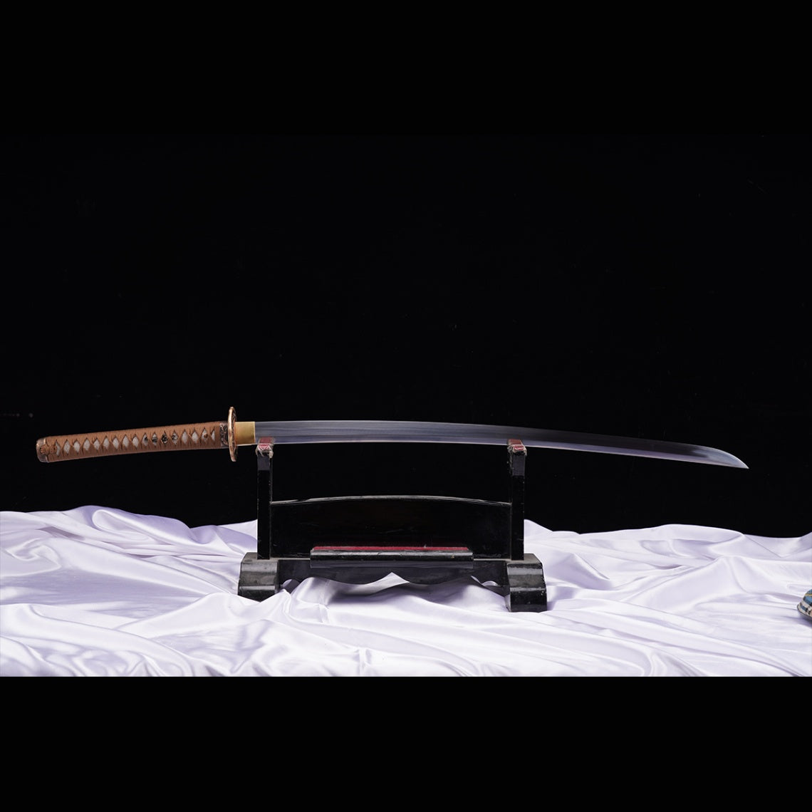 Hand Forged Japanese Samurai Katana Sword High Manganese Steel Oil ...
