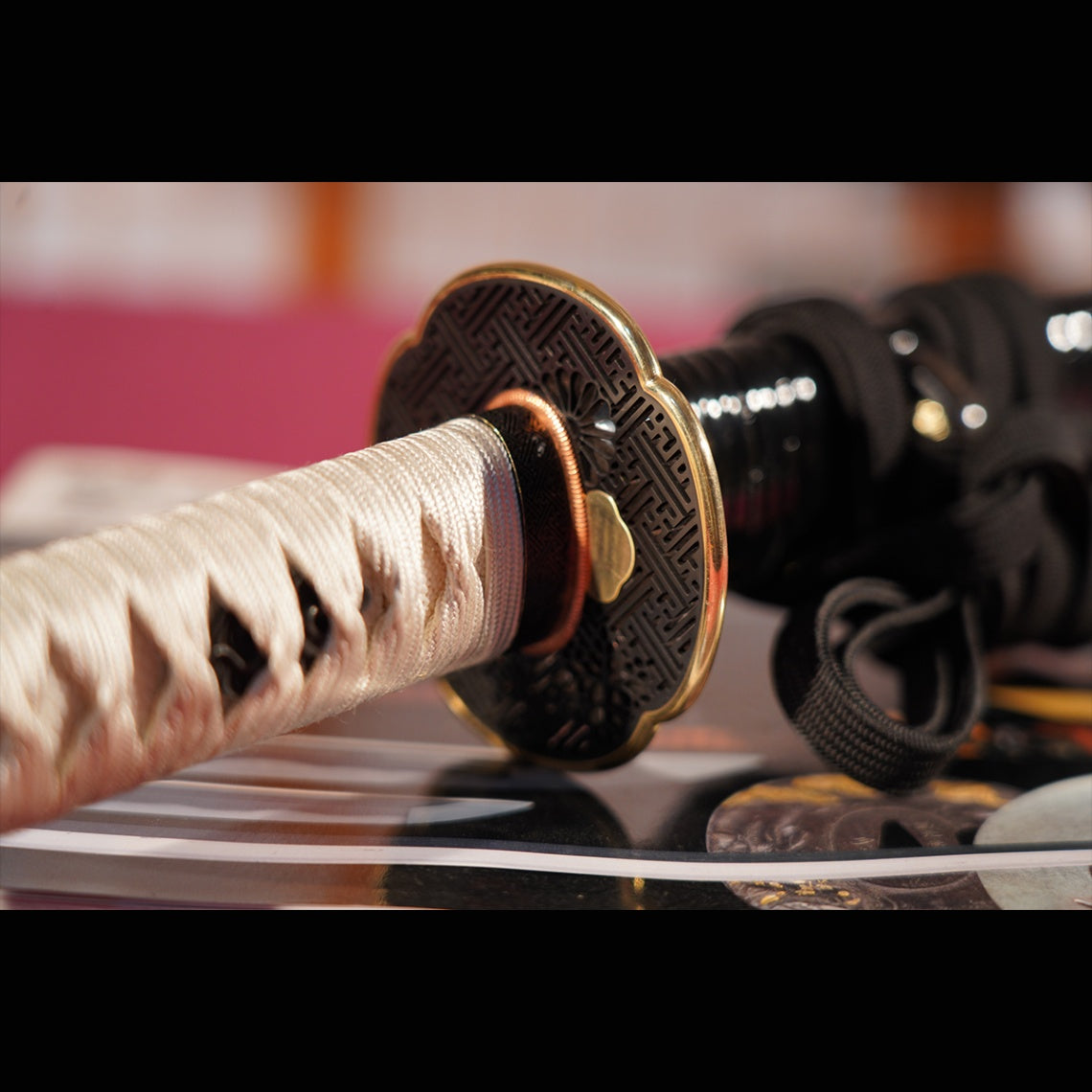 Hand Forged Japanese Samurai Katana Sword Tamahagane Steel Clay Temper ...