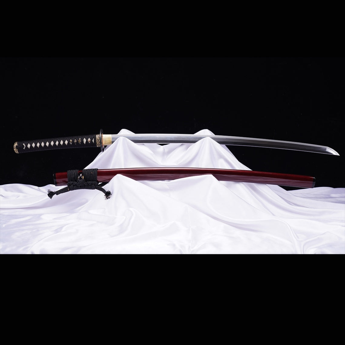 Hand Forged Japanese Samurai Katana Sword LD Steel Blade Vacuum ...