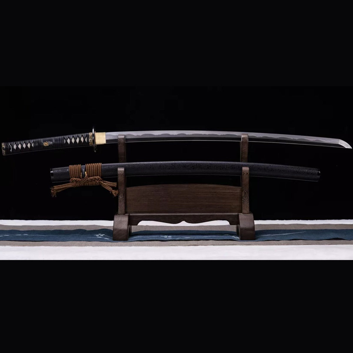 Hand Forged Odachi Japanese Samurai Long Sword Manganese Steel Blade ...