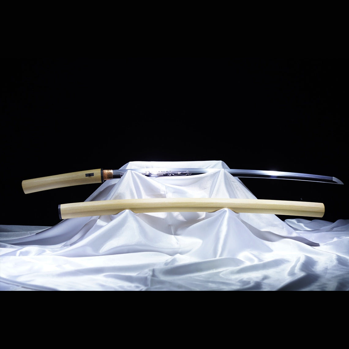 Hand Forged Myoho Muramasa Japanese Samurai Sword with Hand Carved Saya ...