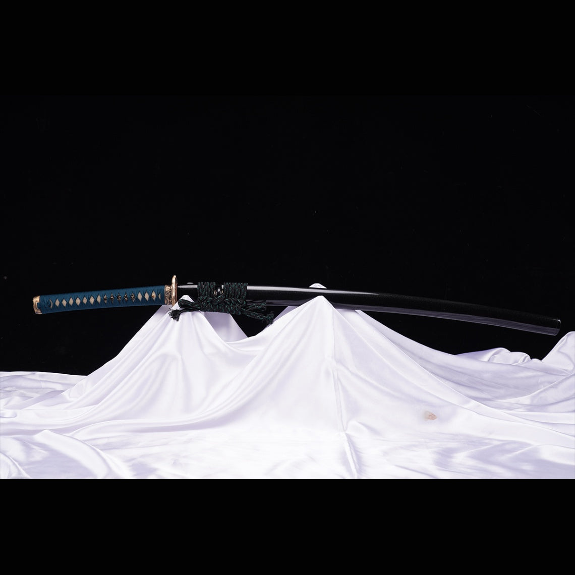 Hand Forged Japanese Samurai Sword High Manganese Steel Oil Quenching ...