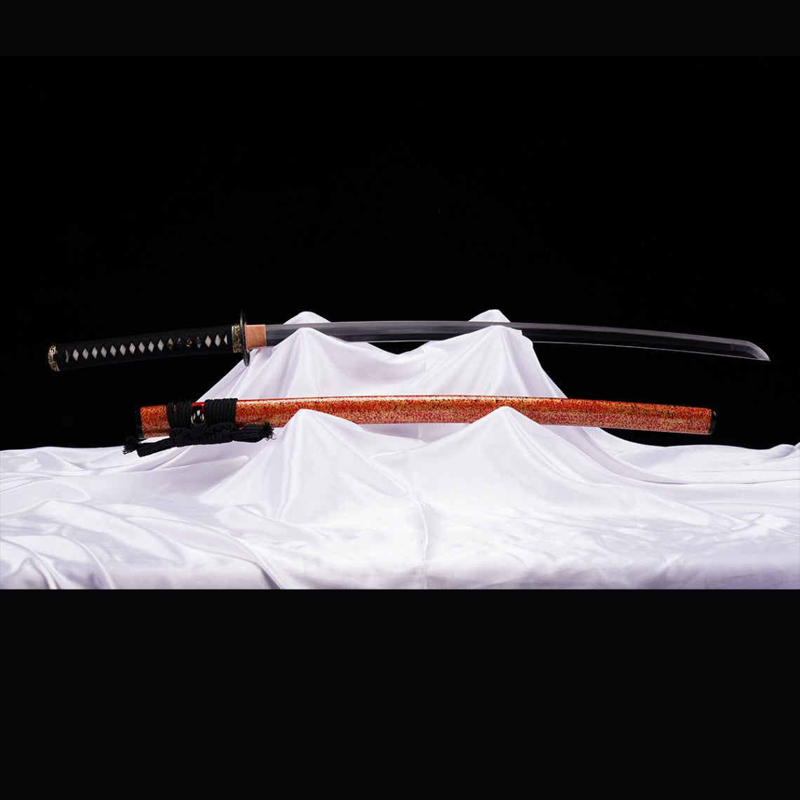 Hand Forged Japanese Samurai Katana Sword Z-Tuff Carbon Steel Vacuum+C ...