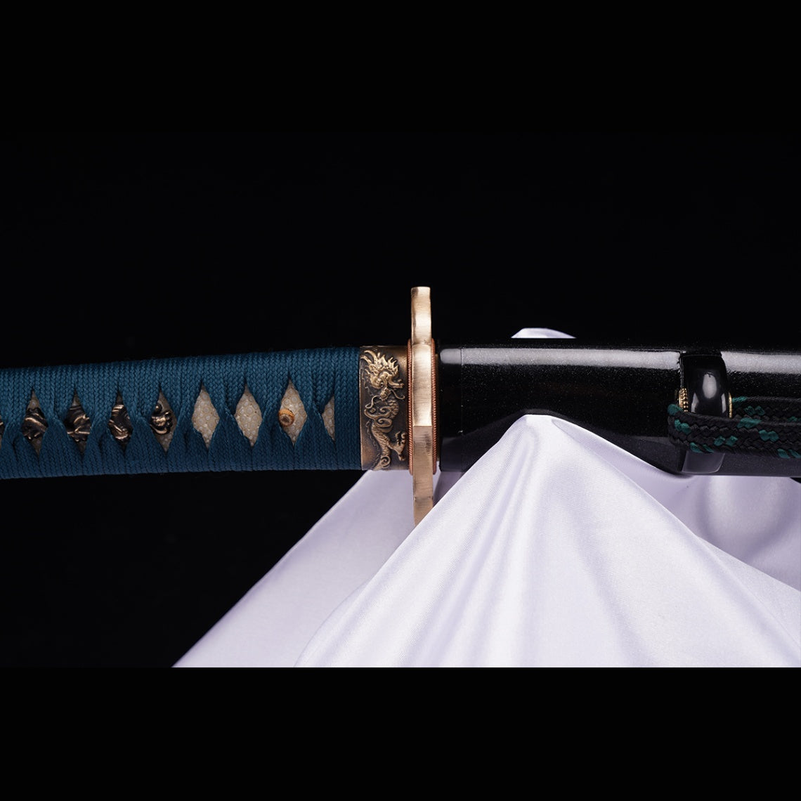 Hand Forged Japanese Samurai Sword High Manganese Steel Oil Quenching ...