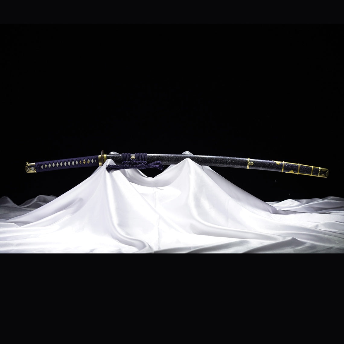 Hand Forged Japanese Samurai Katana Sword Folded Steel Sashikomi A+ ...