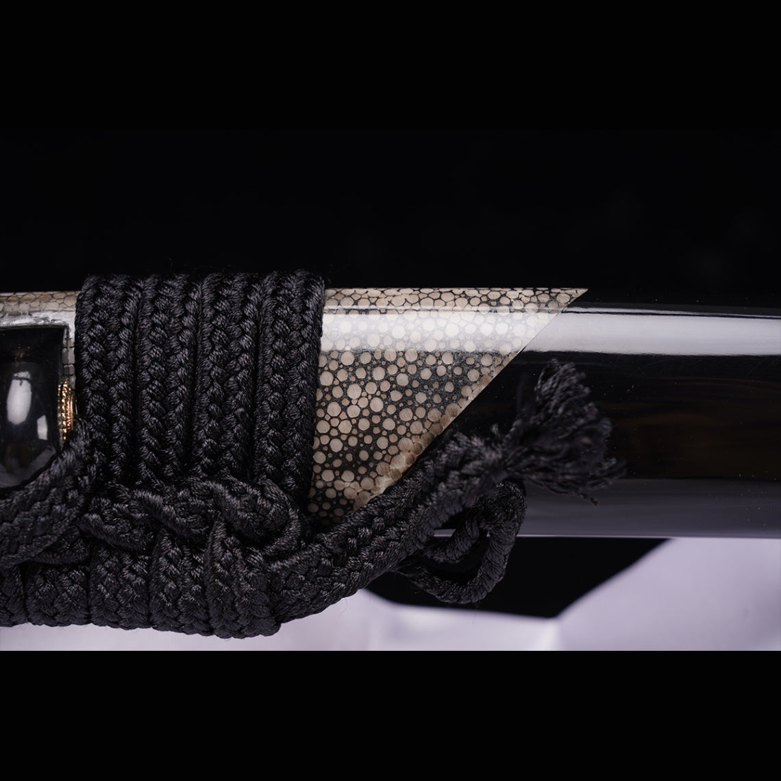Hand Forged Japanese Samurai Sword Folded Steel Gold Plated Copper/Sil ...