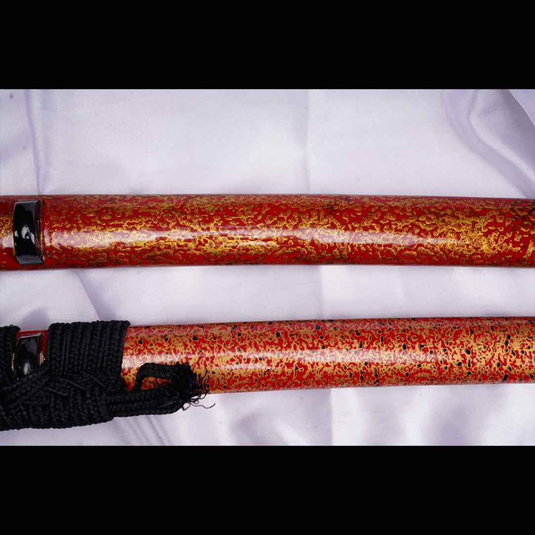 Hand Forged Japanese Samurai Katana Sword Z-Tuff Carbon Steel Vacuum+C ...