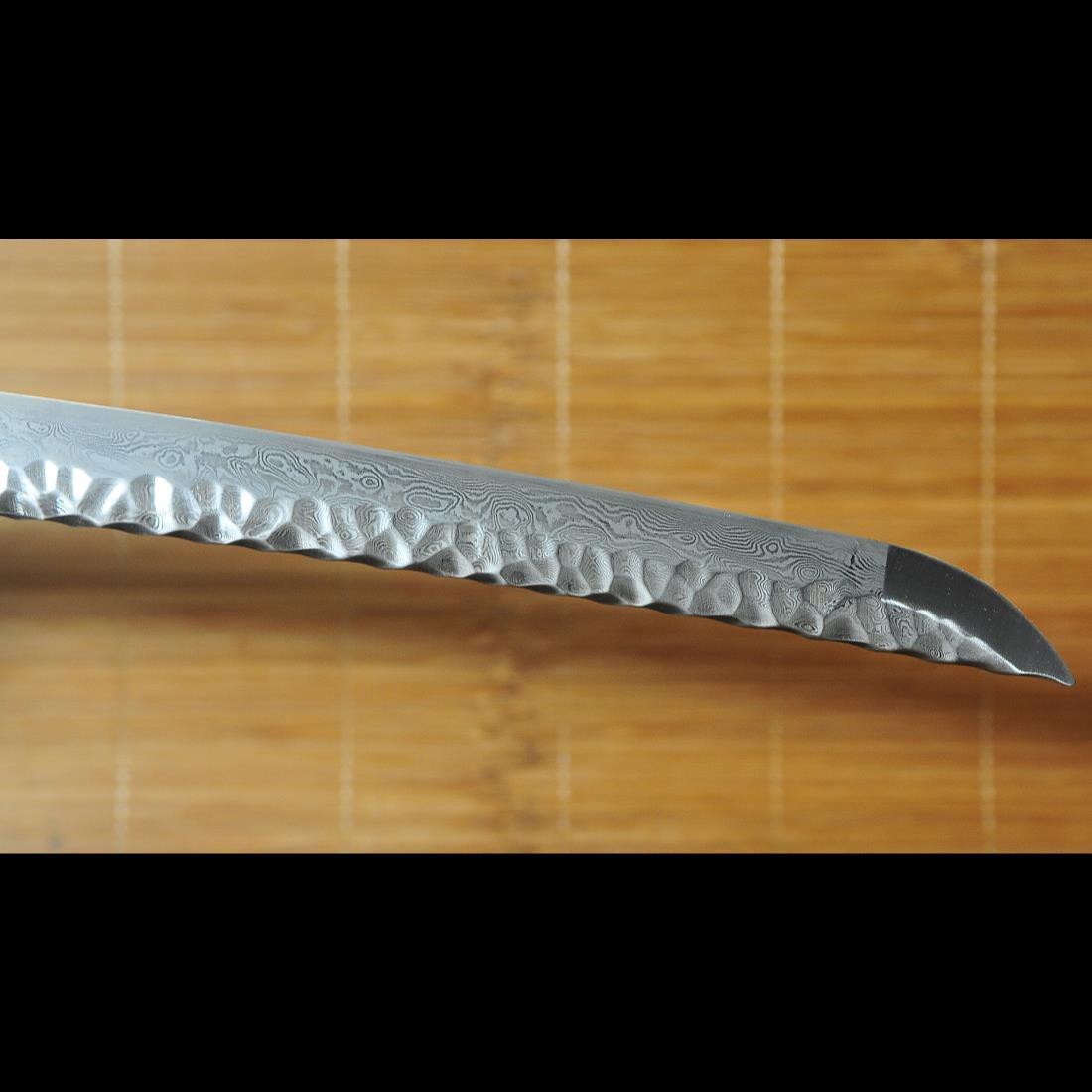 Hand Forged Japanese Samurai Katana Sword Folded Steel Uneven Surface ...