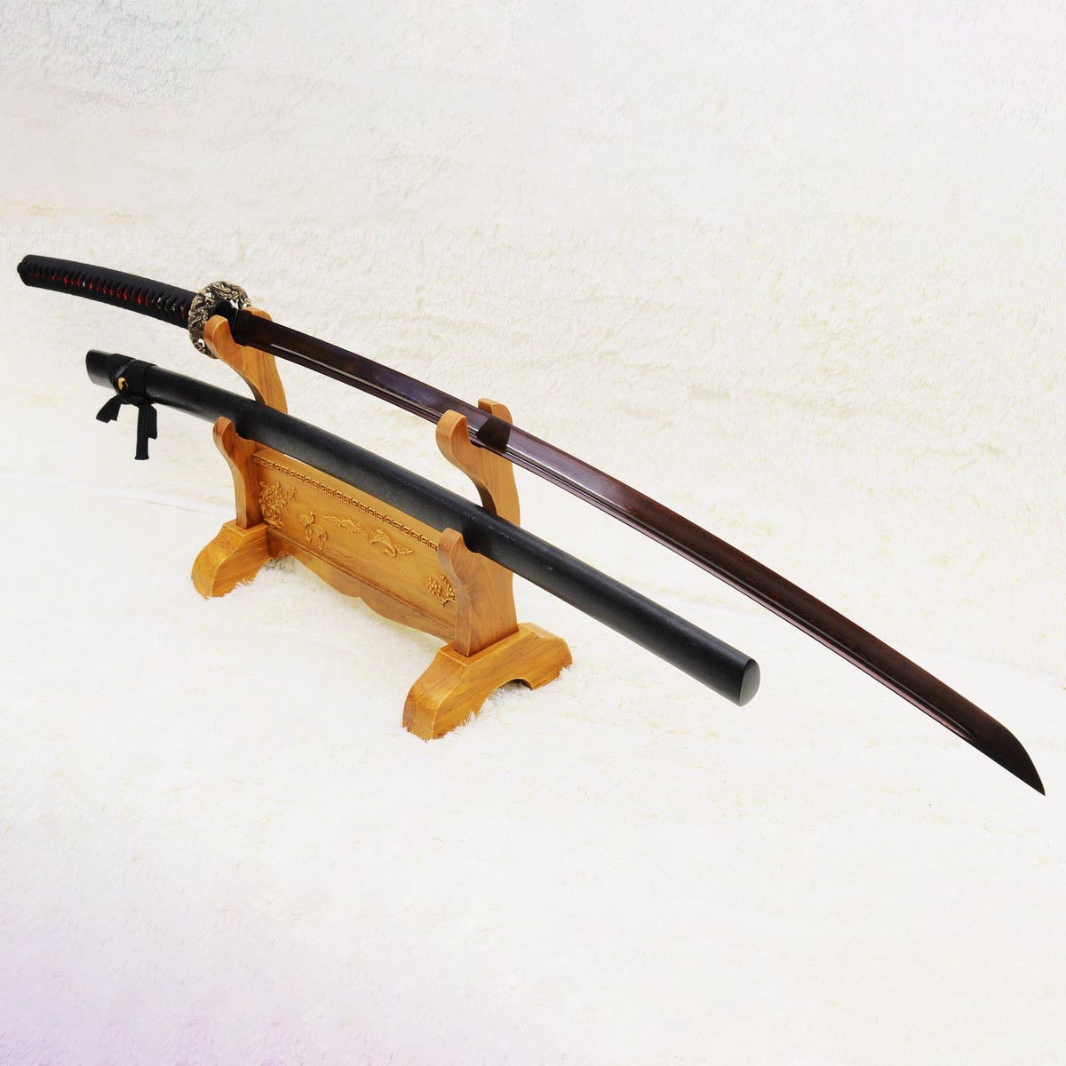 Hand Forged 53inch Nodachi Japanese Samurai Long Sword Folded Steel Re ...